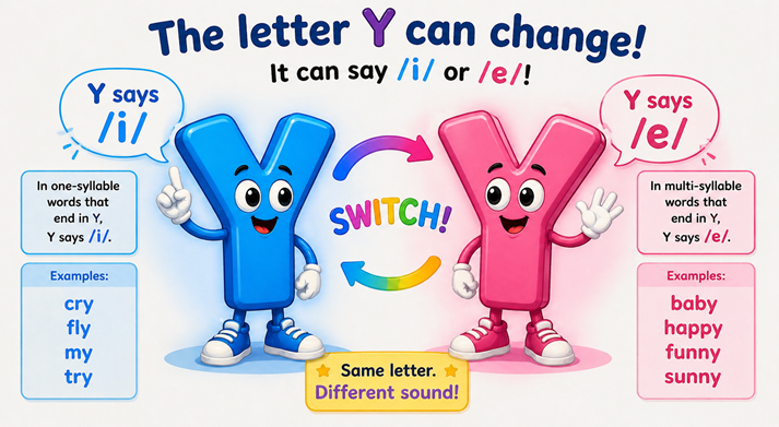 Y : The Sometimes Vowel Educational Resources K12 Learning, Grammar ...