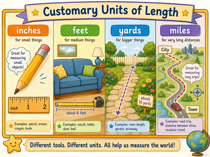 Customary Measurement: Length Educational Resources K12 Learning ...